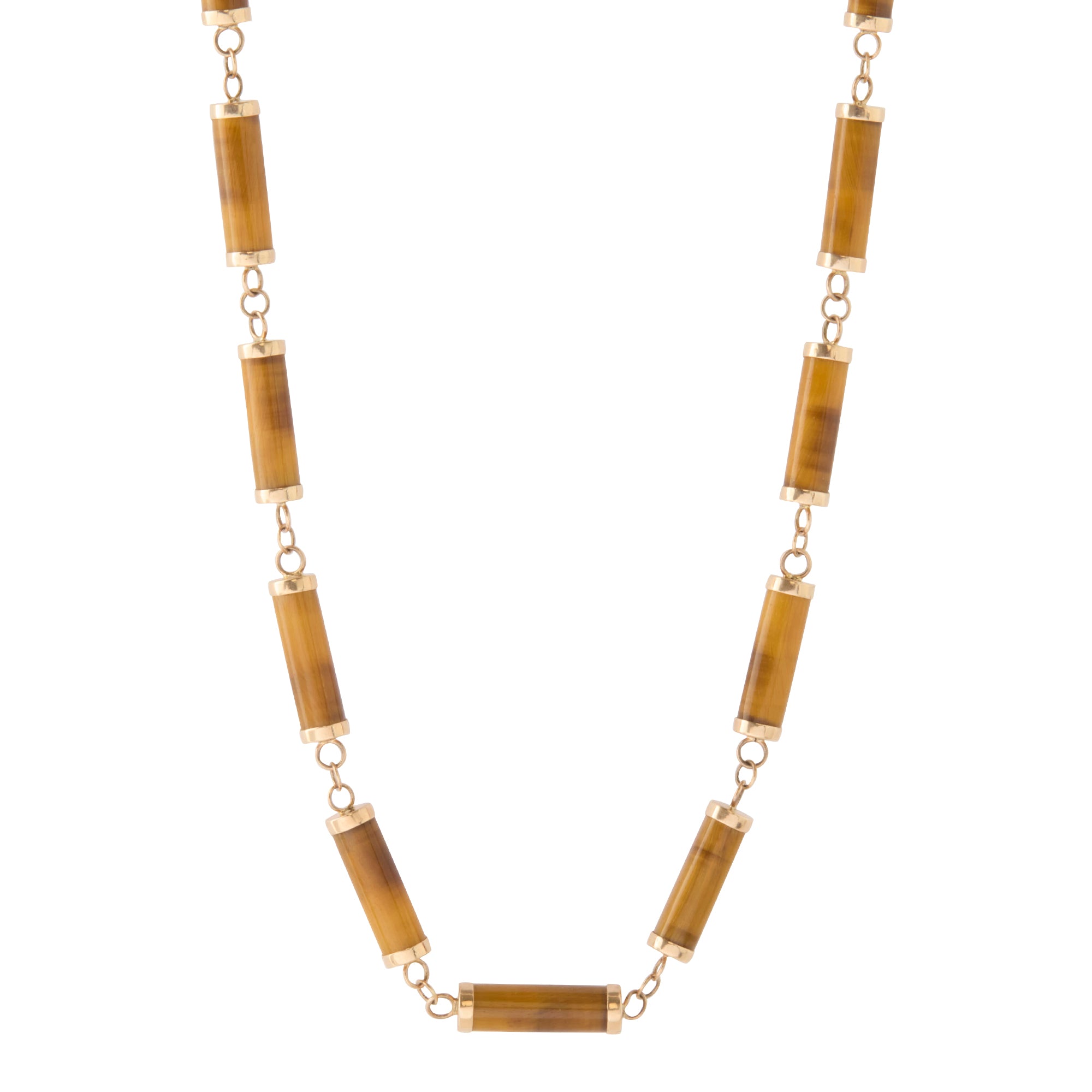 Gemstone Chain Necklace – Broken English Jewelry