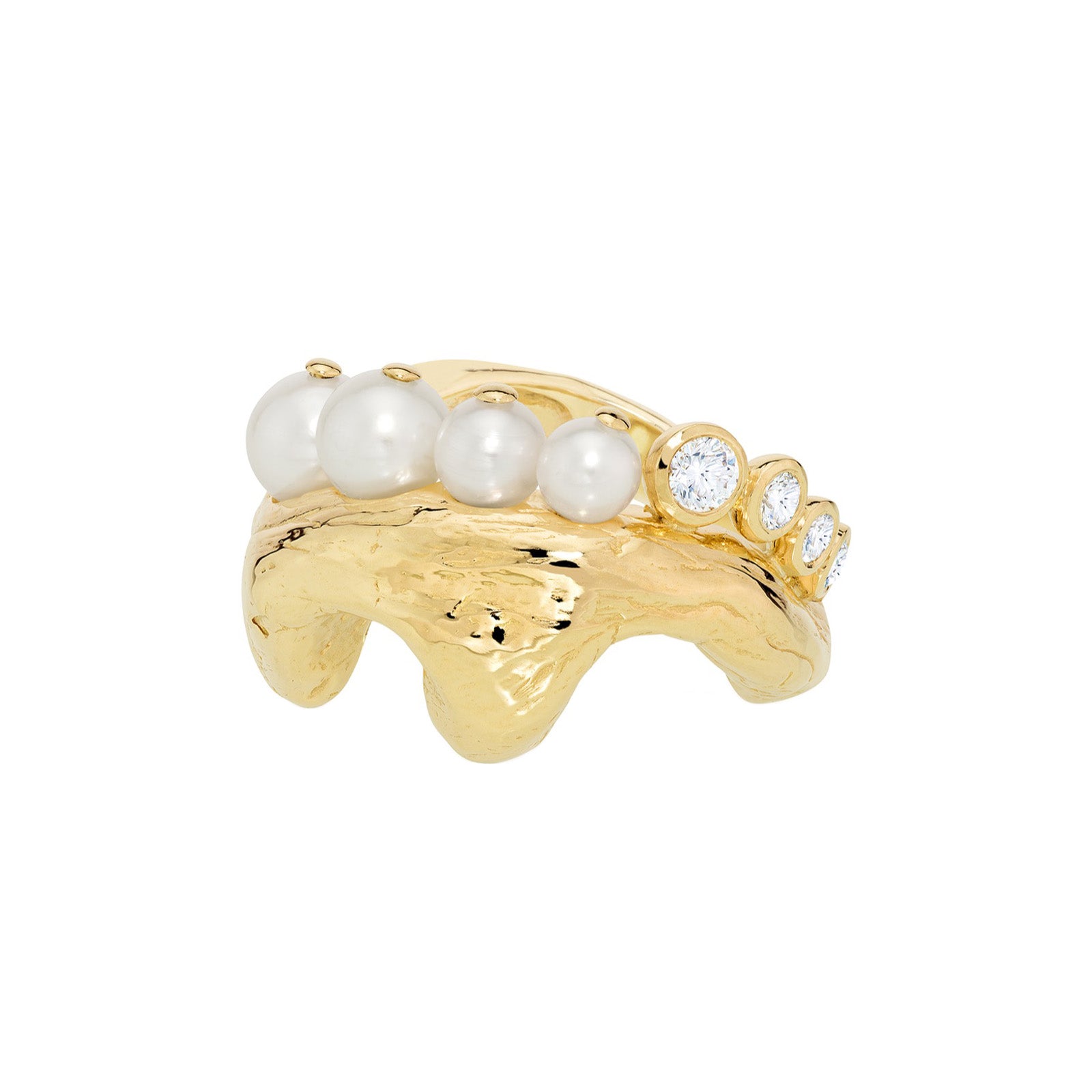 Sauer Pearl Cordyceps Fungus Ring - Rings - Broken English Jewelry ...