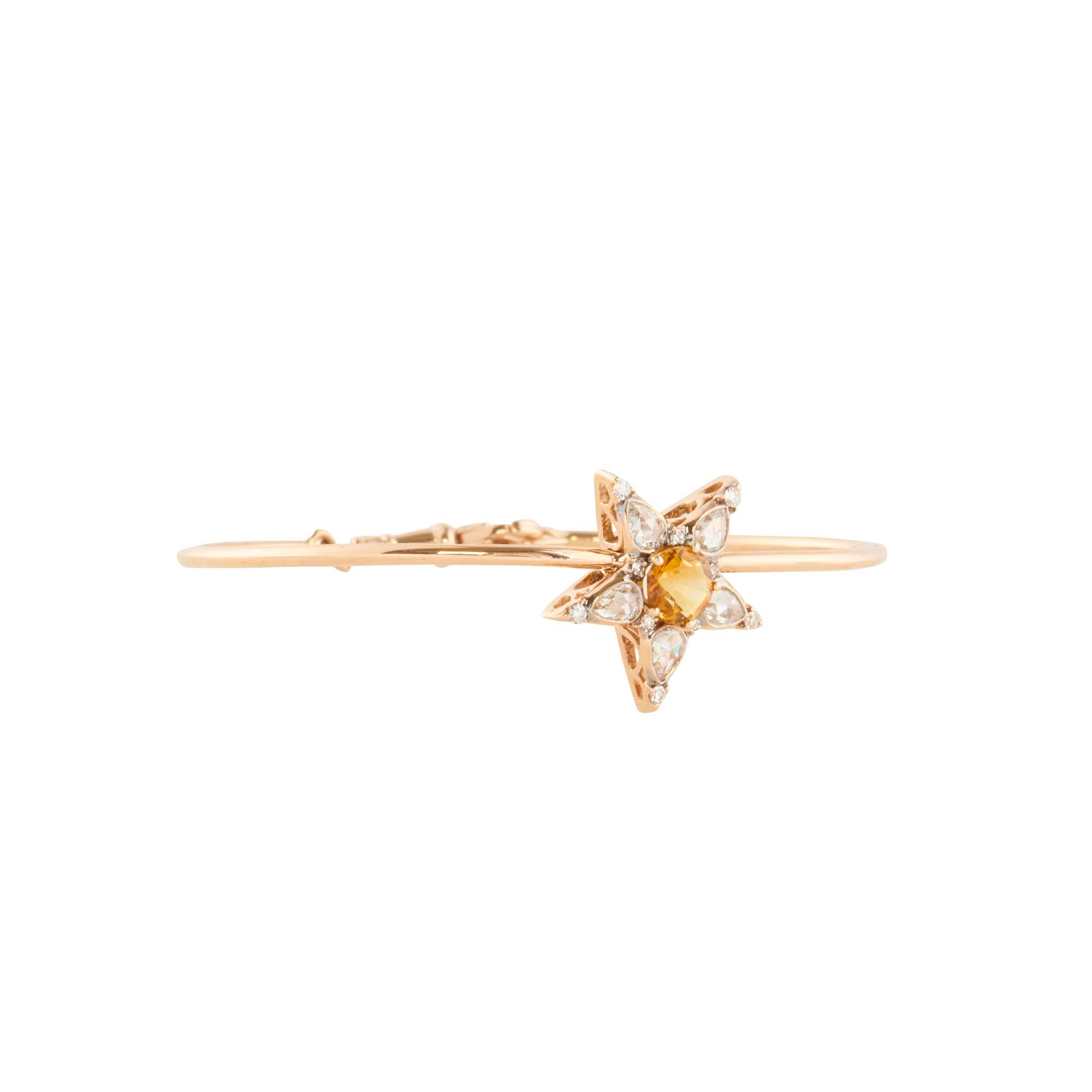 Citrine and Diamond Istanbul Star Bracelet – Broken English Jewelry