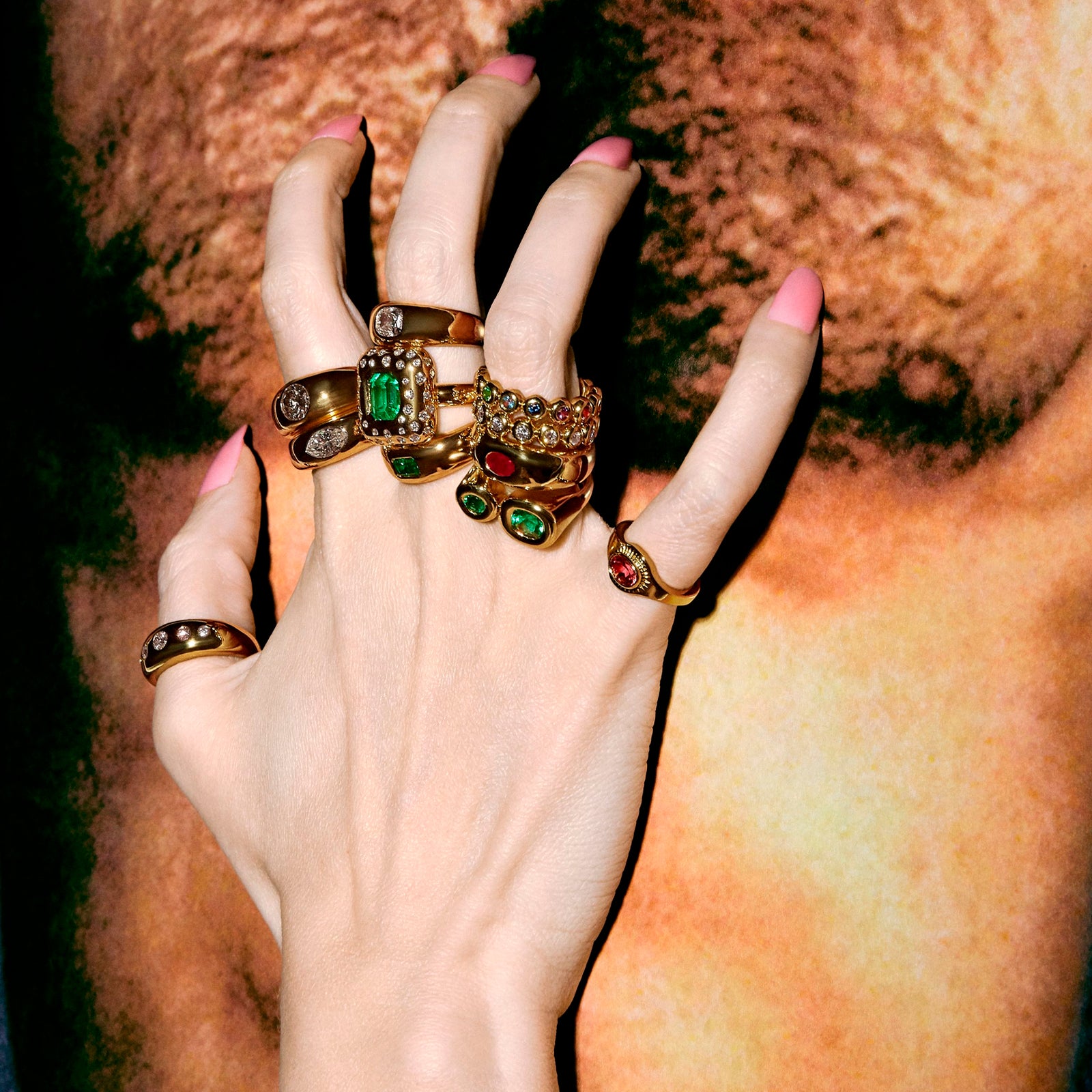 Sauer Fireworks Candela Ring - Rings - Broken English Jewelry – Broken English Jewelry