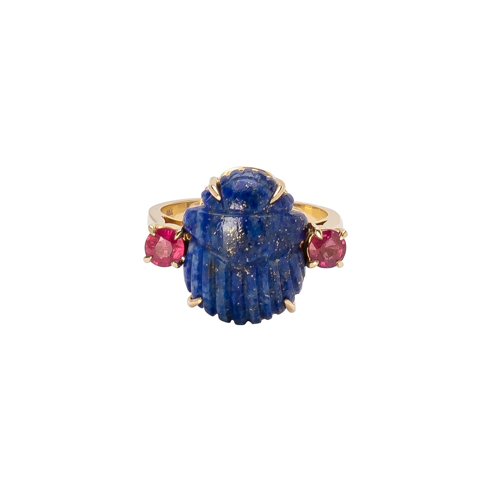 Silvia Furmanovich Scarab Egypt Lapis Ring - Rings - Broken English Jewelry – Broken English Jewelry